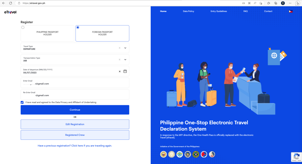 eTravel Registration Required for All Travelers To & From the PH ...